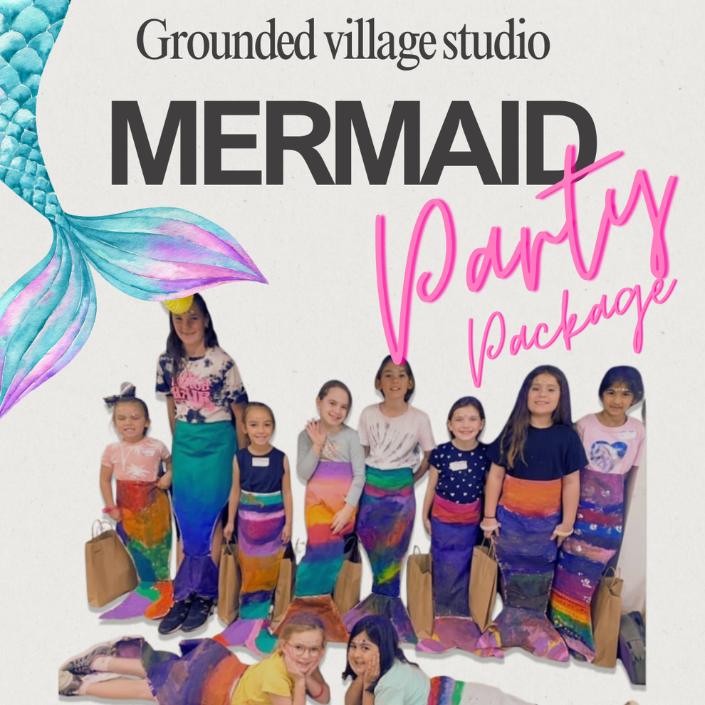 Mermaid birthday party – grounded village studio
