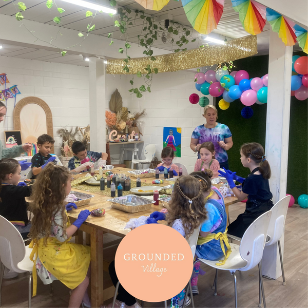 Tye Dye Birthday party DEPOSIT – grounded village studio